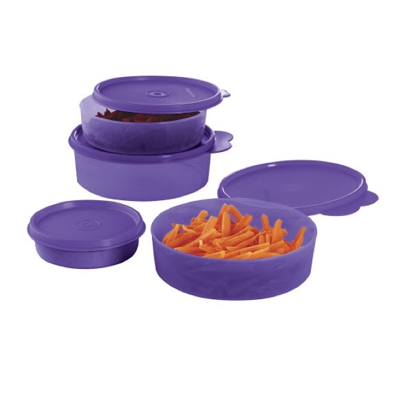 Tupperware | Kitchen | Tupperware Set Refriredondos 4 Container | Poshmark